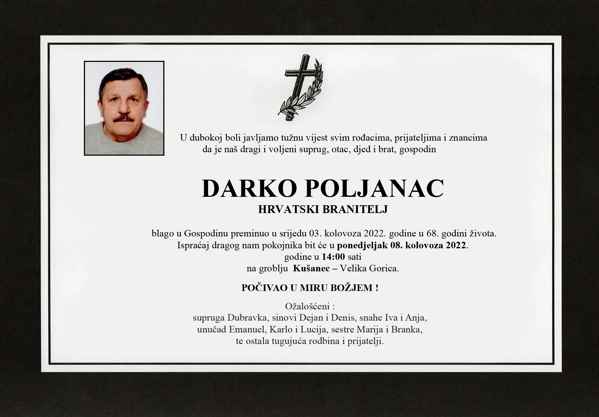 Osmrtnice - Page 5 of 9 - Krizantema usluge